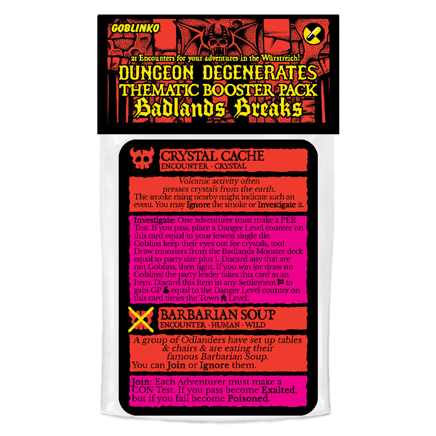 Booster Pack: Badlands Breaks – GOBLINKO