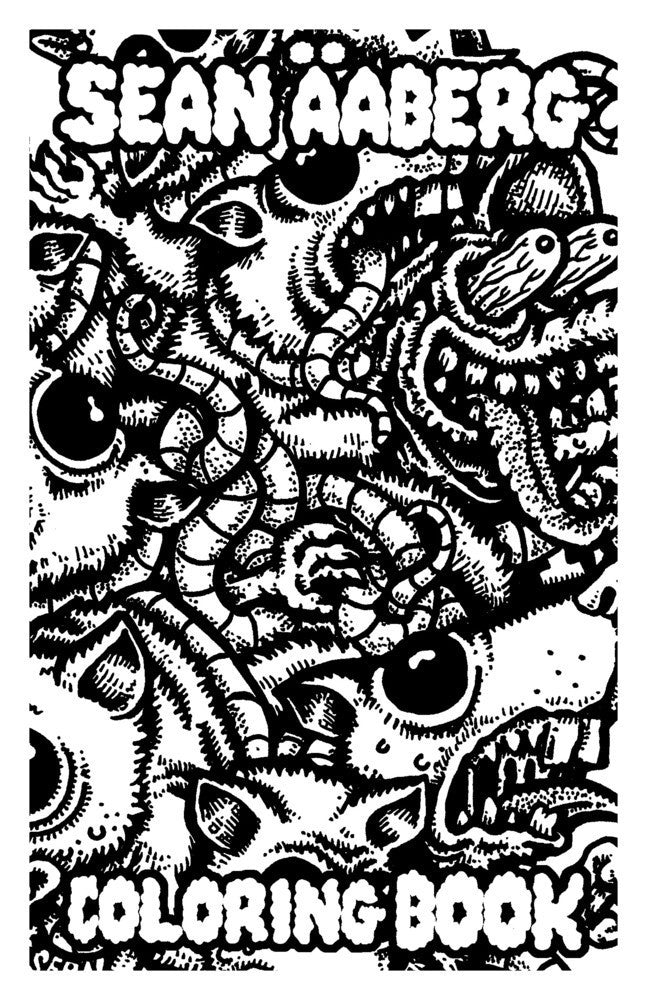 Sean Aaberg Weirdo Art Coloring Books Set (1-5) – GOBLINKO